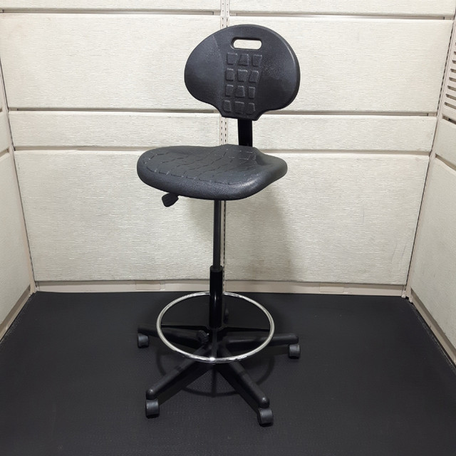 Uline Chair Adjustable Revolvin Work Stool Drafting Office K4907 ...