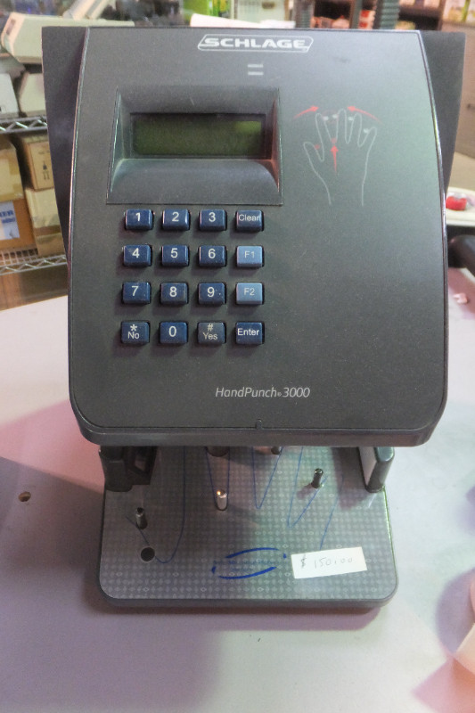 Schlage HP 3000 Hand Punch 3000 Biometric Time Clock - We are selling ...
