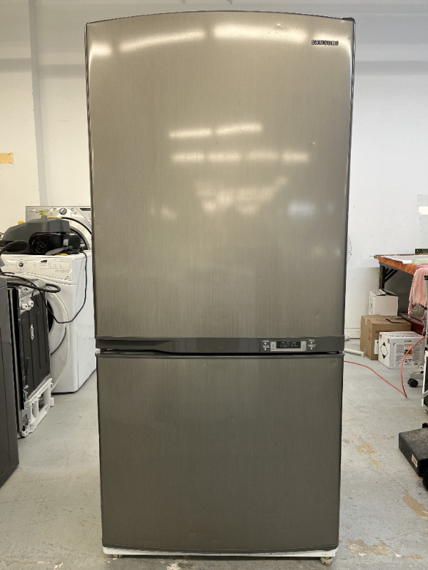 Refrigerateur Frigo profondeur comptoir SAMSUNG 32 Fridge - GRIS FONC ...