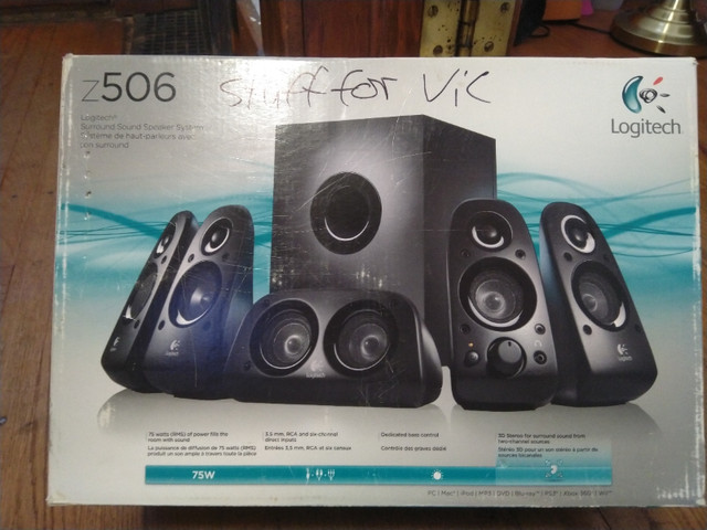 Logitech z506 Surround Sound Speaker System - Complete Computer Speaker ...