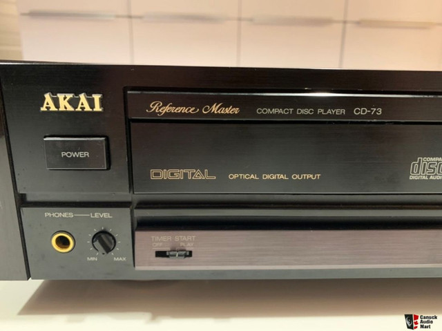 AKAI CD 73 REFERENCE MASTER HI END Audiophile COM DISC PLAYER - GENUINE COLLECTIBLE ITEM ...