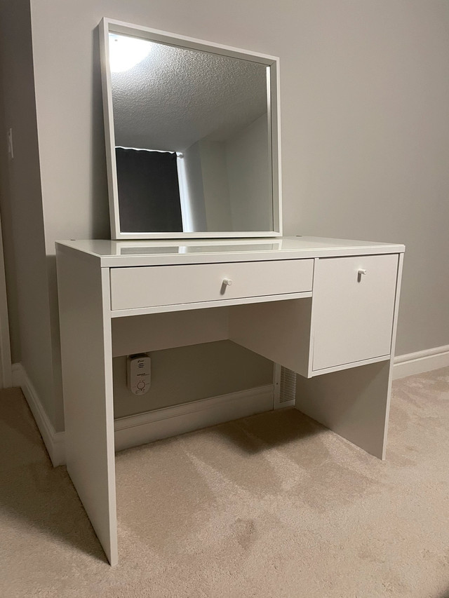 SYVDE IKEA Dressing Table w Mirror Mint - Lightly used literally have ...