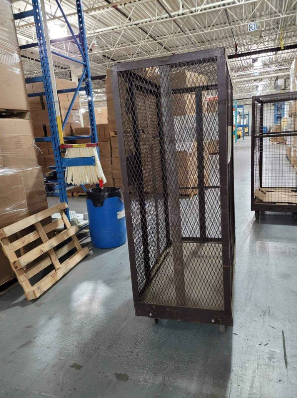 Heavy Duty LOCKING Security Cage on WHEELS push cart with dolly, City ...