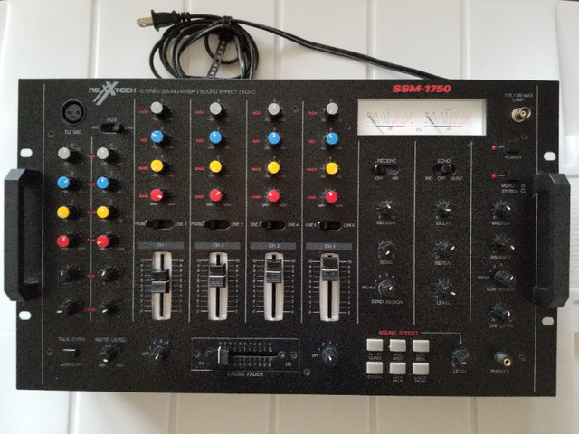 NEXXTECH SSM 1750 4 Channel Stereo Sound Mixer - Like New Condition ... NEXXTECH SSM 1750 4 Channel Stereo Sound Mixer - Like New Condition ...