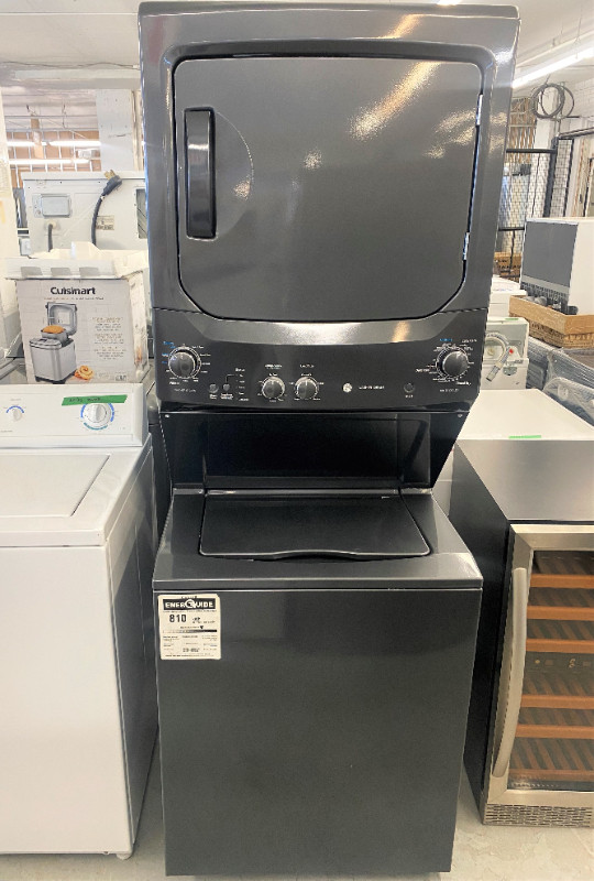 Laveuse Secheuse superposees GE Profile Unitized Washer Dryer - BLANCHE ...