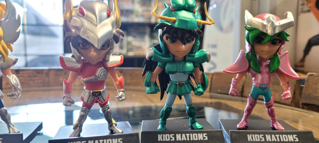 Saint Seiya kid nation - Like new no boxKids nation Saint Seiya figures ...