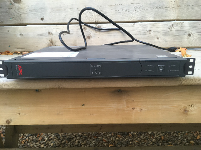 APC Smart UPS SC 450 VA 120V Battery Back up rack able - Ideal for ...