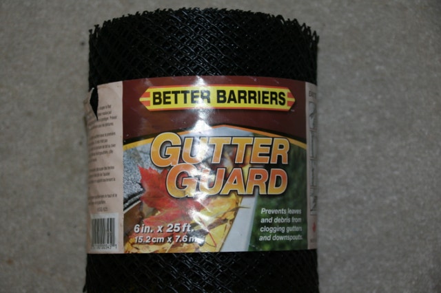 GUTTER GUARD Eave Trough Plastic Mesh Cover New 25 foot Roll ...