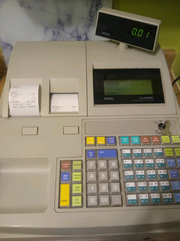 Royal Alpha 9500ml Cash Management System Cash Register - Royal Alpha ...