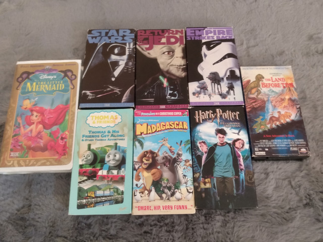 VHS Movies for sale - A Selection of VHS films for Kids Families etc ...