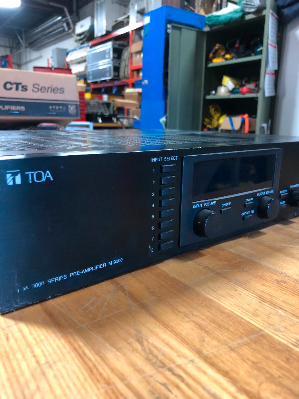 TOA 9000 CU Series 8 Channel Digital Matrix Mixer Pre Amplifier - TOA ...