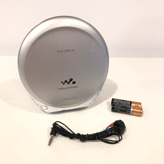 SONY D EJ361 SILVER PORTABLE CD WALKMAN DISCMAN PLAYER WORKS - SONY D ...