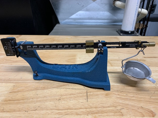 Bair 500 grain Balance Beam Scale - Selling a Bair balance beam scale ...