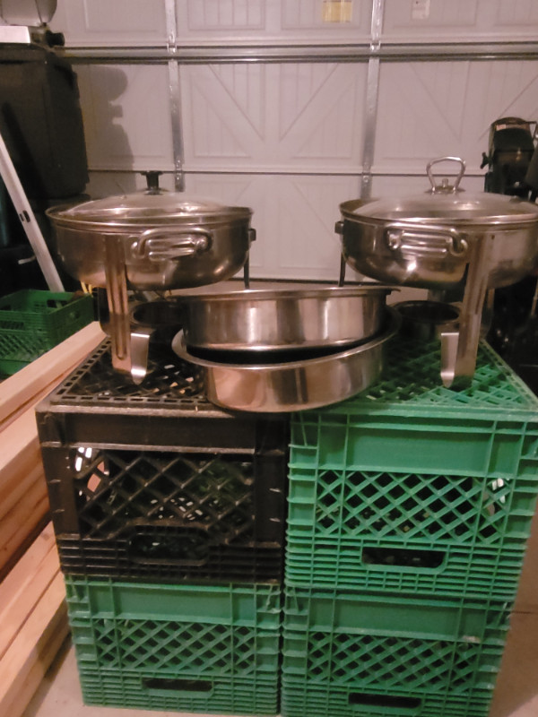 4 Quart Round Buffet Chafing Dishes with Inserts 7 Available - Round 4 ...
