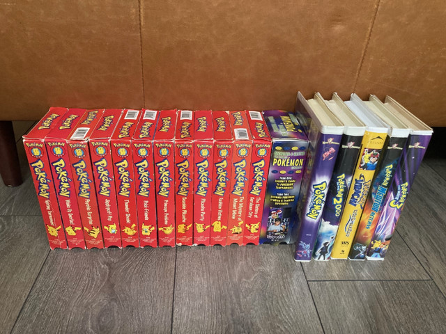 Vintage 90s Pokemon VHS Lot Of 19 trainer video pikachu - Vintage ...