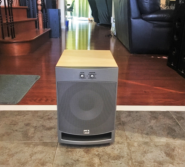 PSB 8 Slot Loaded 260 Watt Subwoofer in Maple Alpha SubZero i - Great ...
