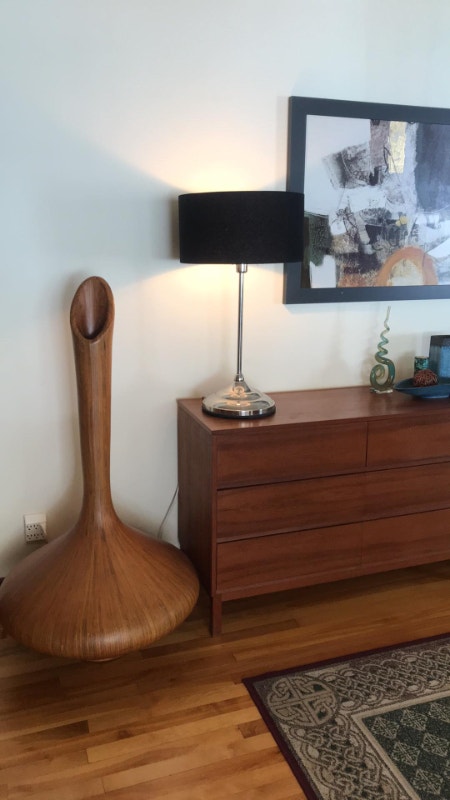 Lampe Ikea lamp La credence en teck teak nest PAS a vendre - Lampe Ikea ...