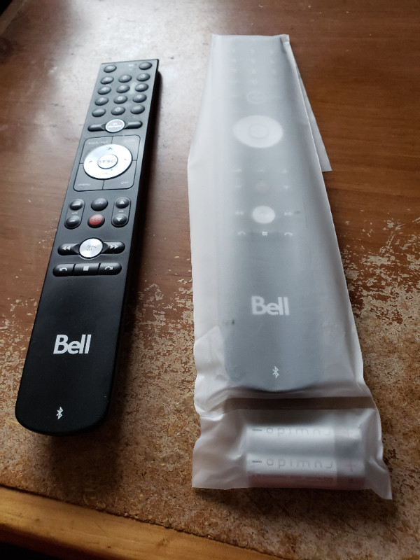 TLCOMMANDE MINCE BLUETOOTH POUR DECODEUR 4K DE BELL - Telecommande ...