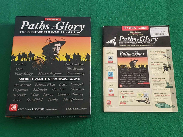 Brand New Paths of Glory Deluxe Players Guide GMT Games - Paths of ...