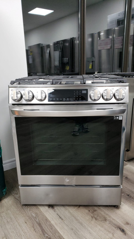 Gas stove LG 30 stainless New model LSGL6335F used w warranty ...