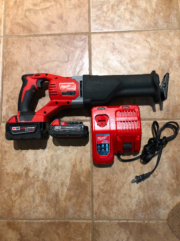 Milwaukee M18 18V Li Ion Sawzall ReciprocatingBatteryCharger - Millwaukee Tool M18 18V Li Ion ...