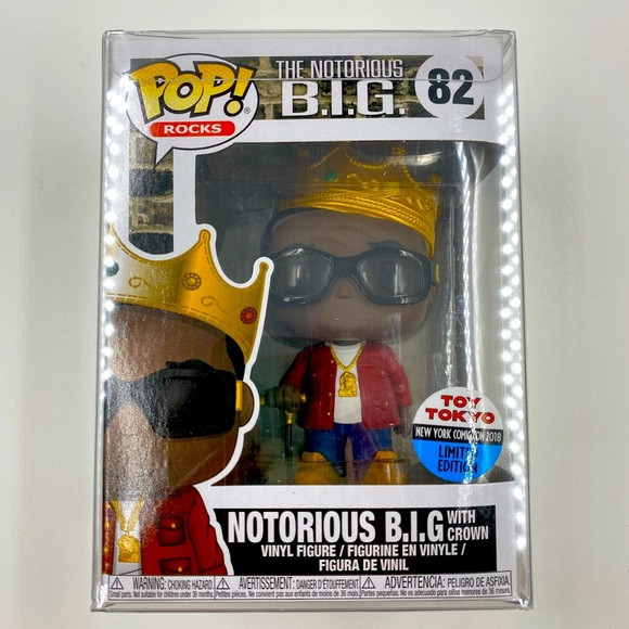 FUNKO POP BIG 82 NOTORIOUS BIG WITH CROWN - FUNKO POP BIG 82 NOTORIOUS ...