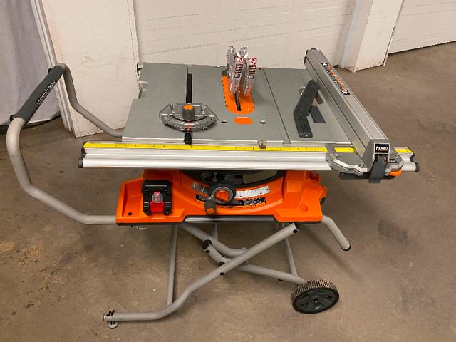 Ridgid 15 Amp Heavy Duty Table Saw With Stand - Ridgid 15 Amp Heavy ...