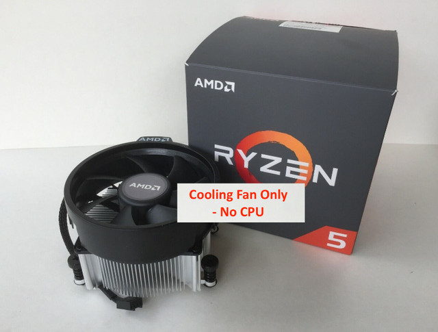 NEW AMD Ryzen 5 5600X CPU Cooler Fan - AMD Ryzen 5 5600X CPU Cooler Fan ...
