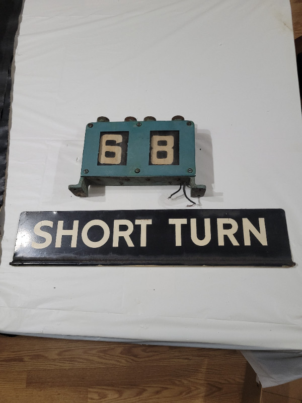 Vintage original TTC streetcar items Toronto Transit Commission ...