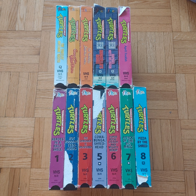 TMNT VHS tapes - TMNT VHS tapes for sale | Buy and Sell Other products ...